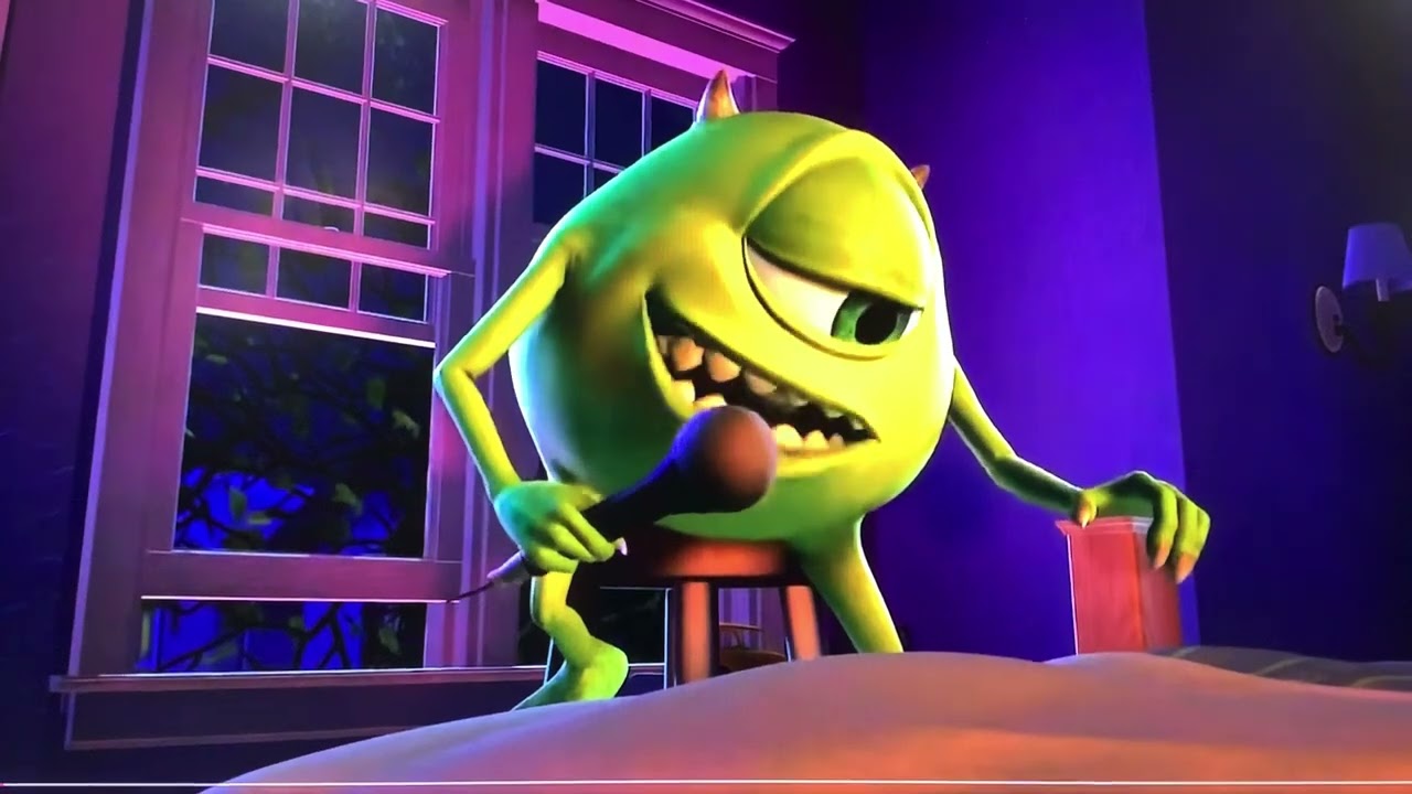 Kermit the Frog slaps Mike Wazowski