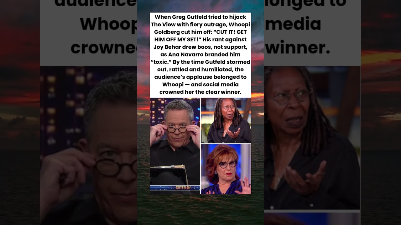 Whoopi Goldberg Shuts Down Greg Gutfeld’s On Air Meltdown