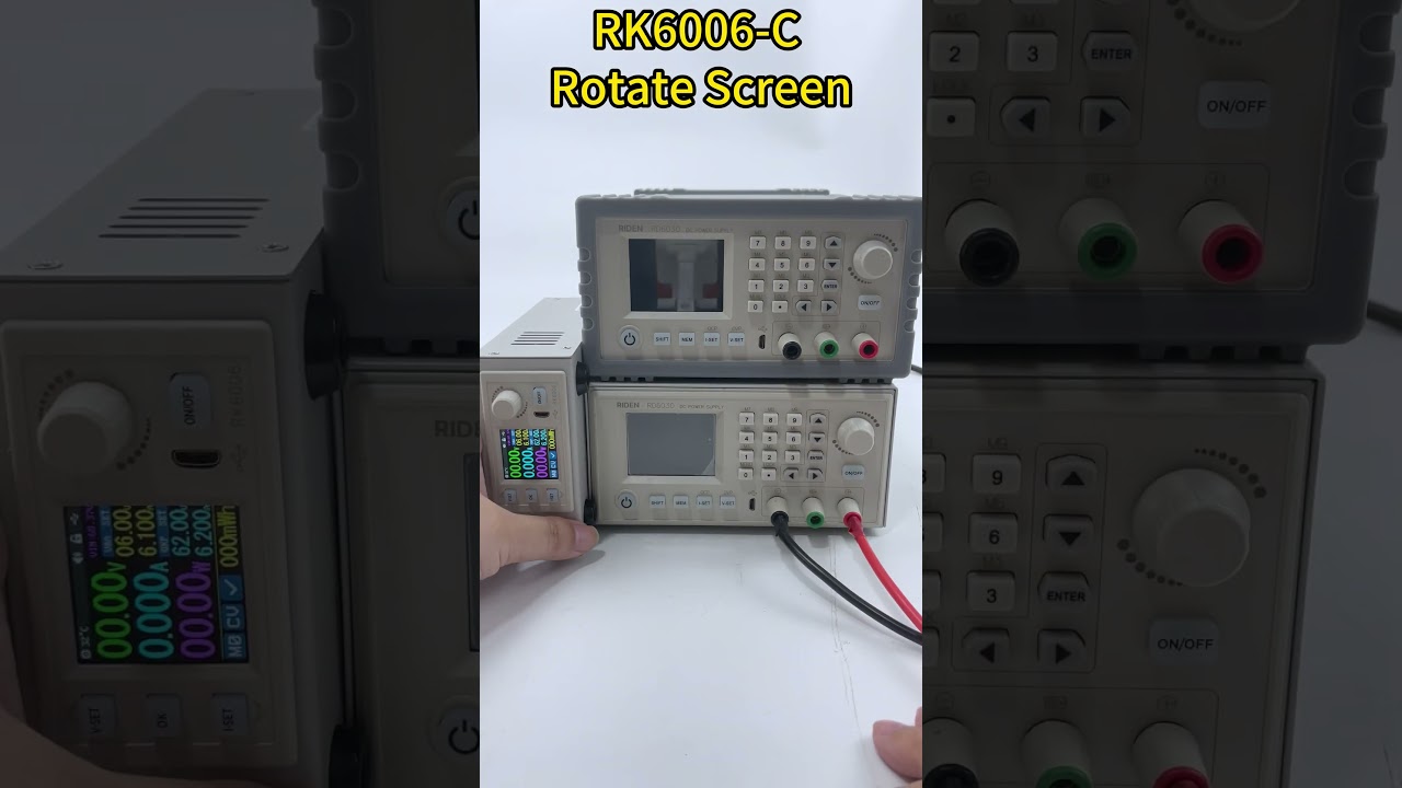 RK6006 rotate screen to adjust the display