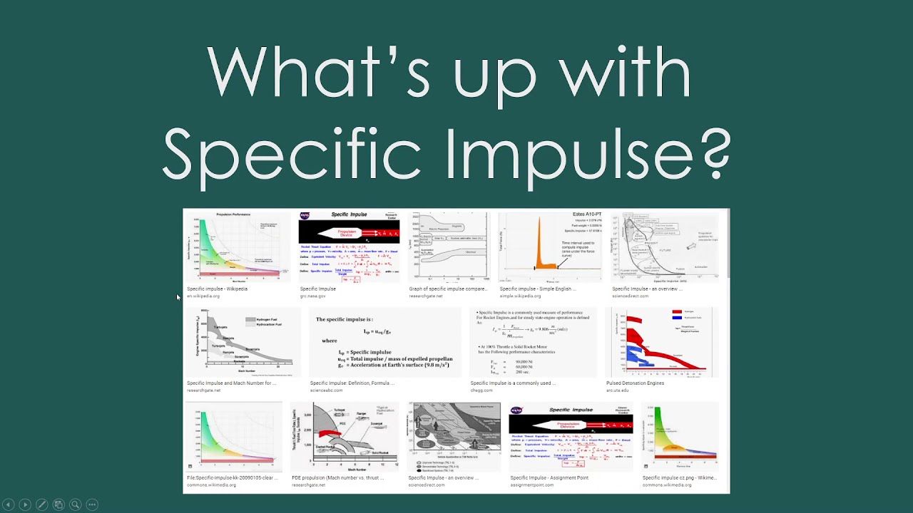 What's Up with Specific Impulse?
