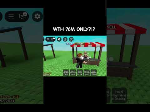 I thought it's gonna be 100M😭 | Grow a garden #roblox #growagarden