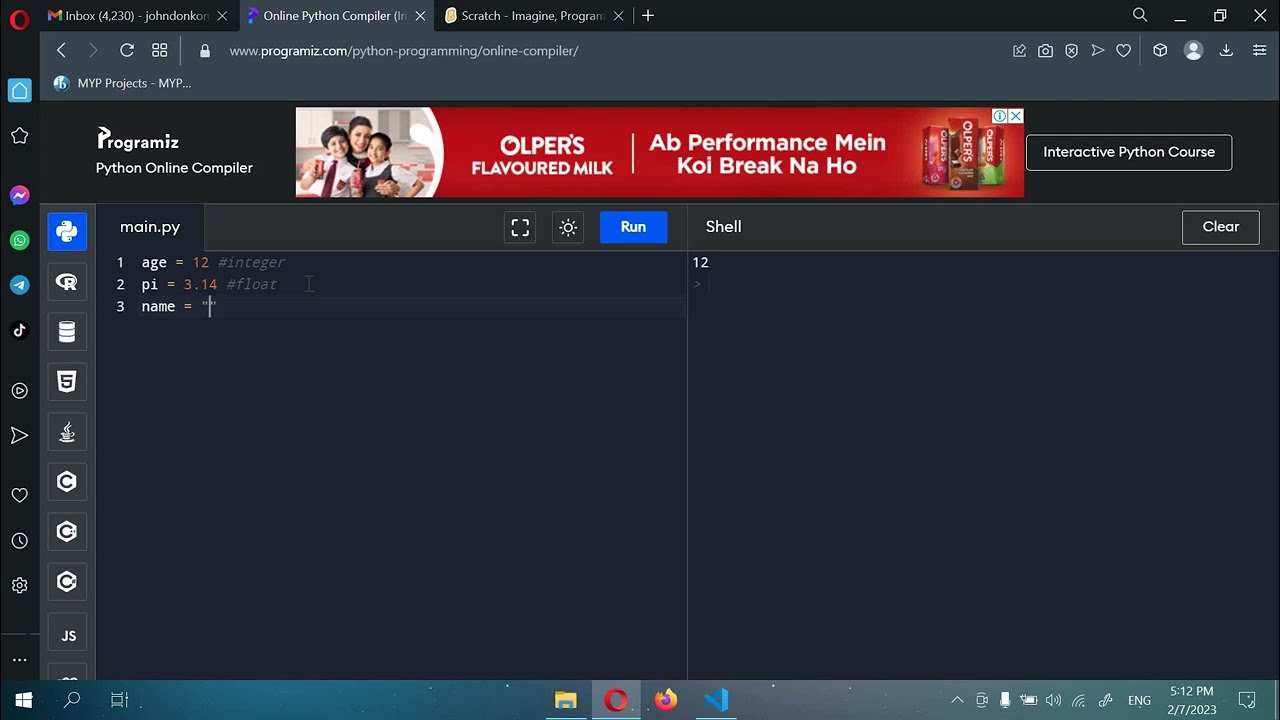 Python Lesson 1: Quick Python Basics