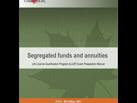 Segregated funds and annuities Chapter 8 β Group retirement and investment plans Female Voice