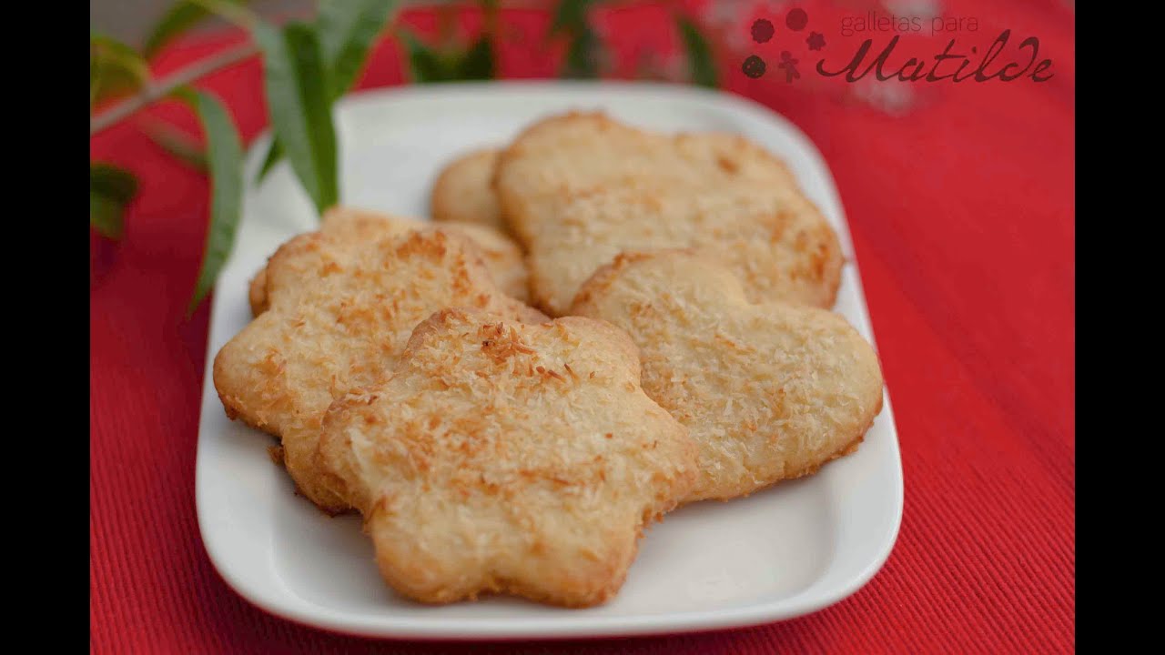 Galletas de coco y mantequilla, presentación Blogueros cocineros