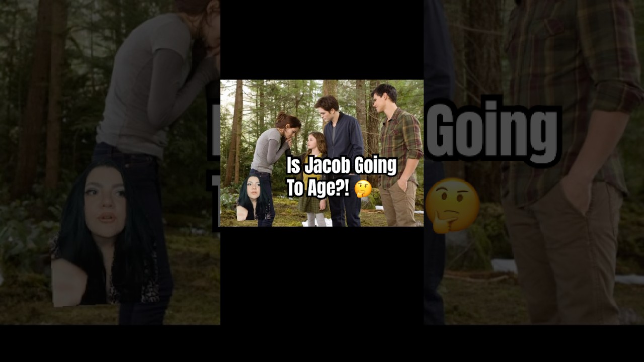 how the werewolf aging works in twilight! 🐺 #twilight #bellaswan #jacobblack #renesmee #shorts