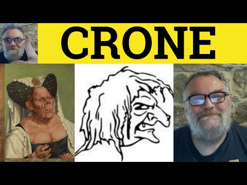 🔵 Crone Meaning - Crone Examples - Crone Defined - C2 Vocabulary - Crone