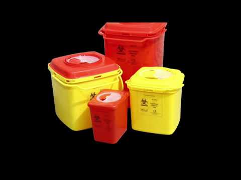 Bio medical waste bins and sharps containers