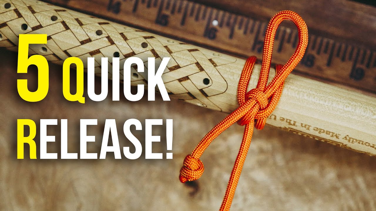 5 Quick Release Hitch Knots You SHOULD KNOW! Easy To Tie - Easy To Untie