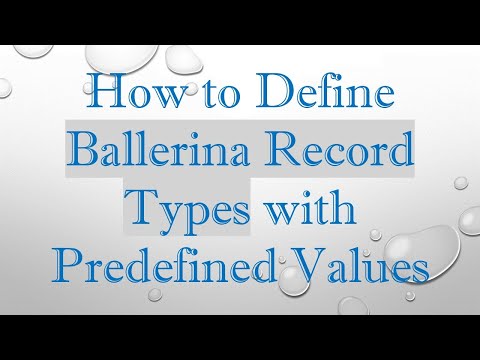 How to Define Ballerina Record Types with Predefined Values