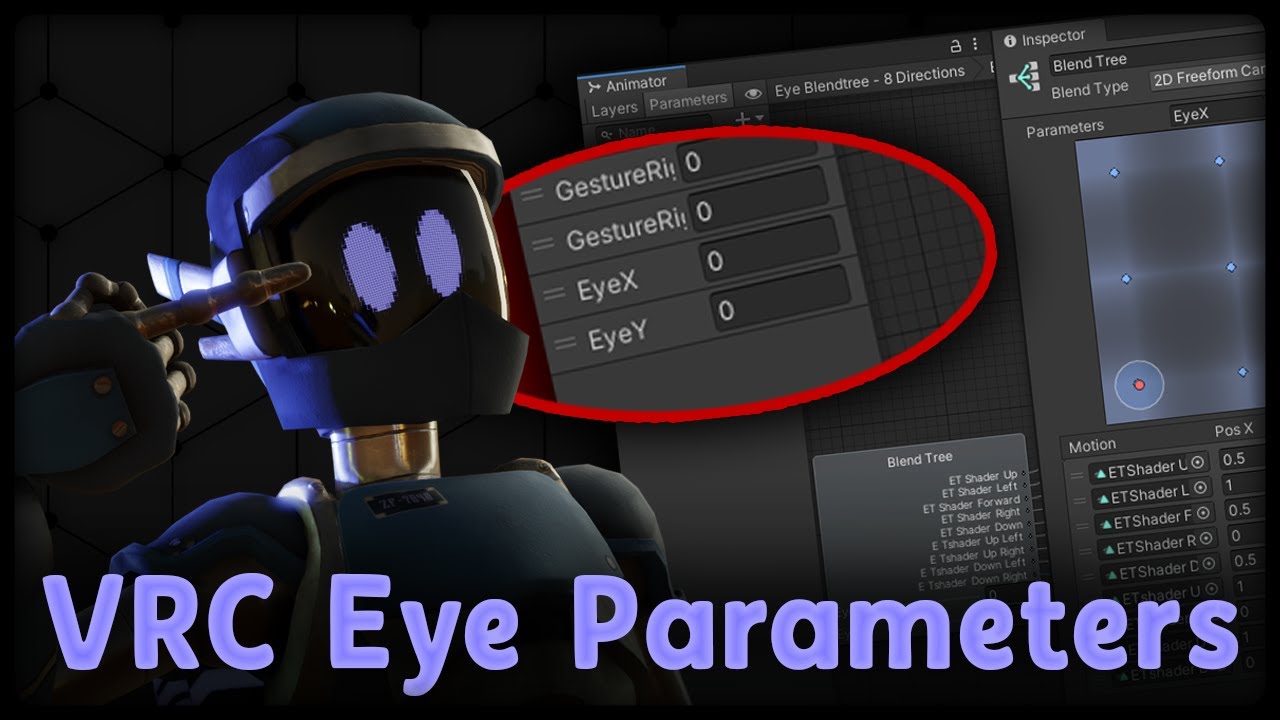 VRChat Eye Parameters/Tracking
