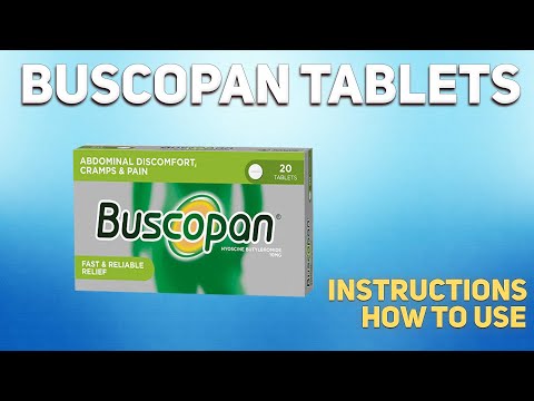Buscopan tablets how to use: How and when to take it, Who can't take Buscopan