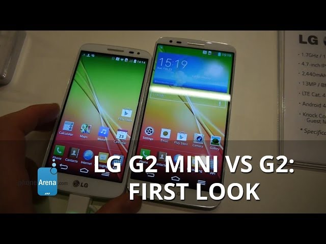 LG G2 mini vs LG G2: first look - PhoneArena