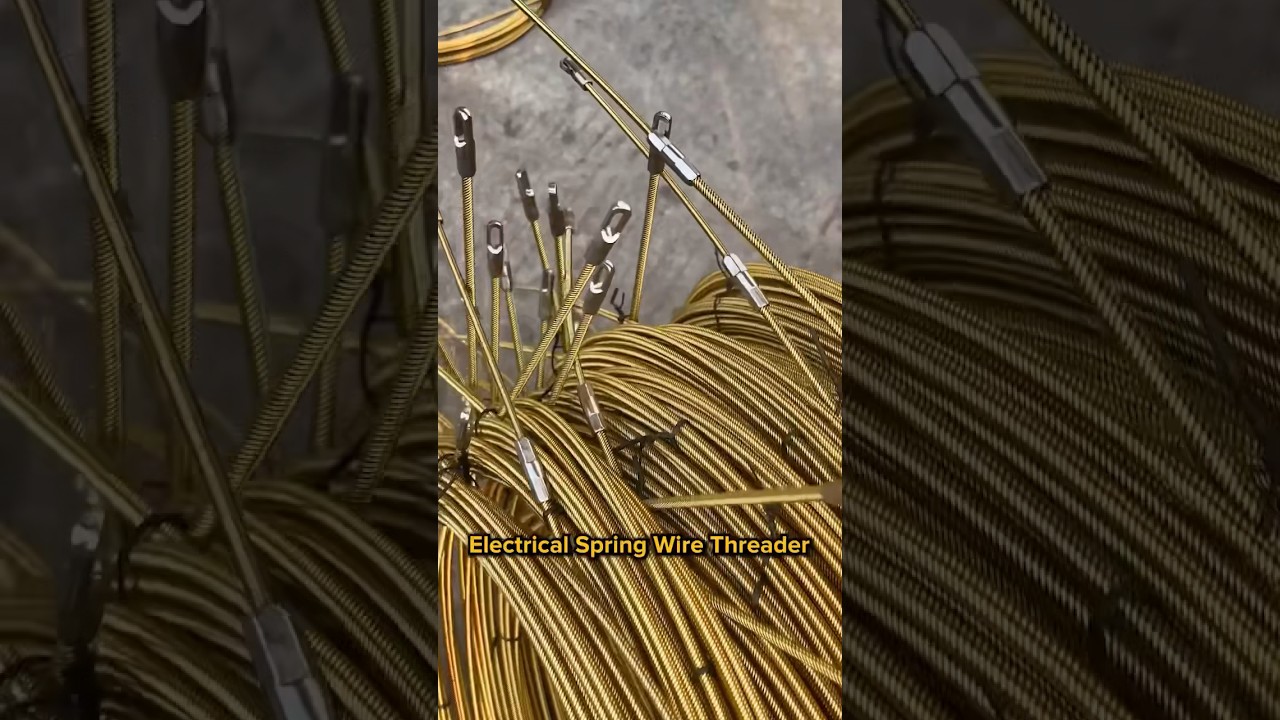 This Electric Spring Wire Threader makes sure you can reach any corner🔥🛠️ #tools #besttools