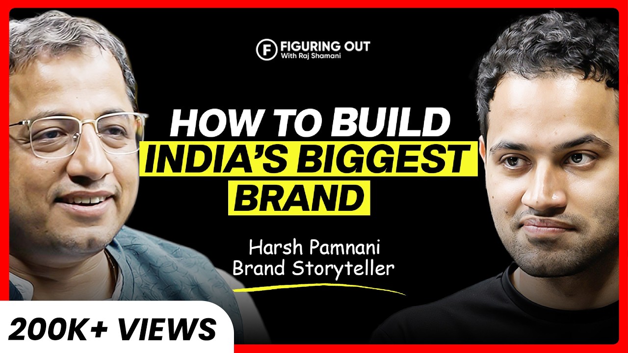 Steal These Branding Frameworks Used By Billion Dollar Brands | Harsh Pamnani | FO450 Raj Shamani