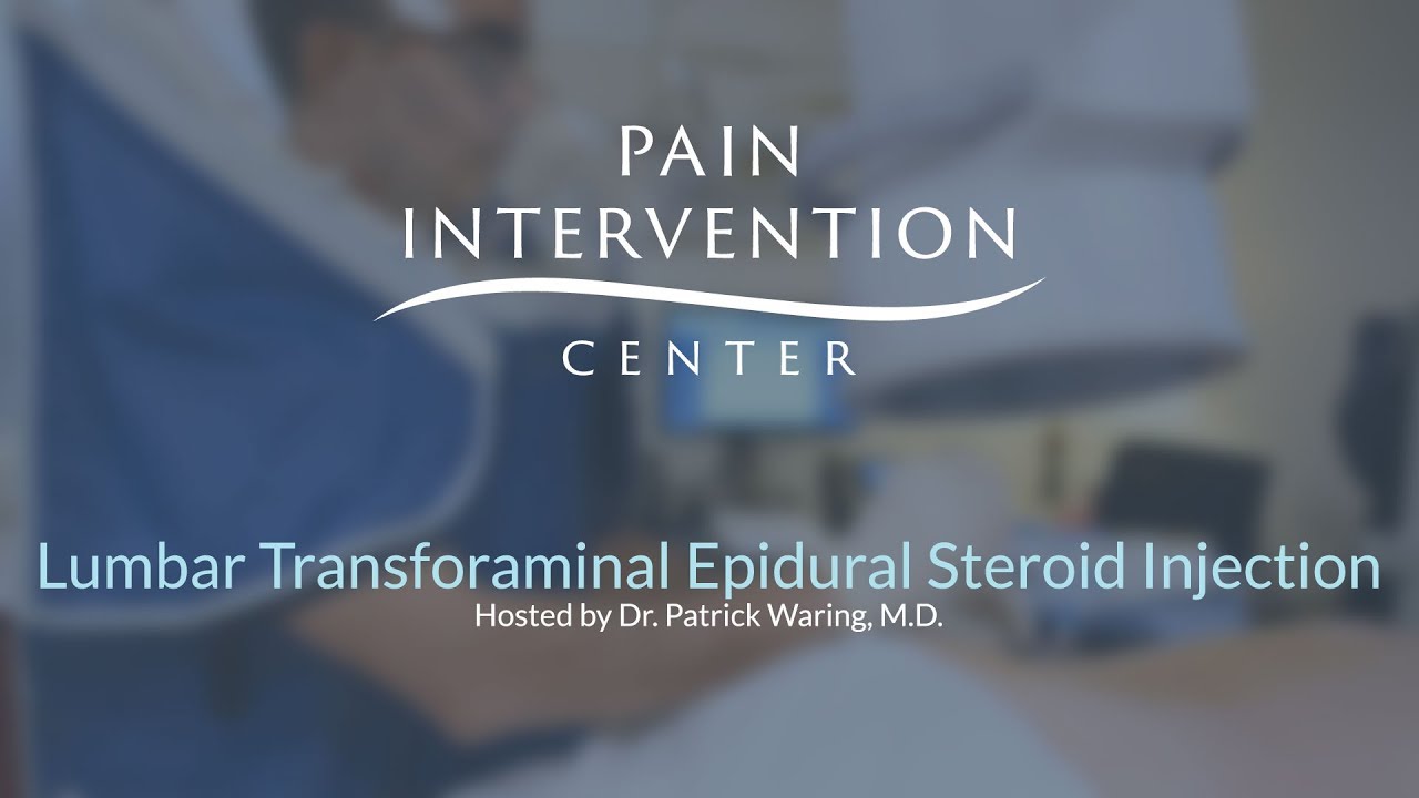 Lumbar Transforaminal Epidural Steroid Injection