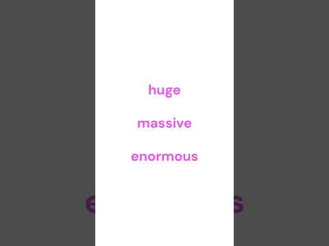 vocabulary - colossal #english #englishlanguage #englishsynonyms