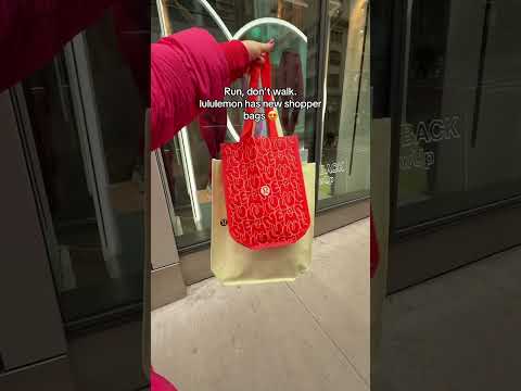 NEW SHOPPER BAGS ARE HERE! *select stores only #lululemoncreator #ad