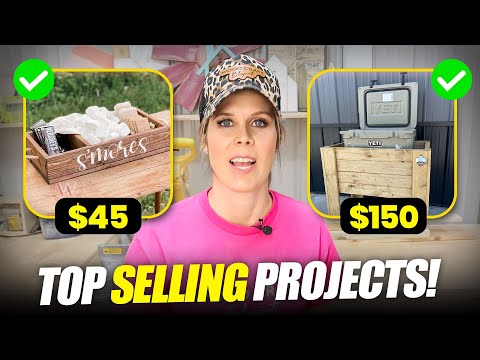 9 EASY Woodworking Projects That Sell Fast in Summer