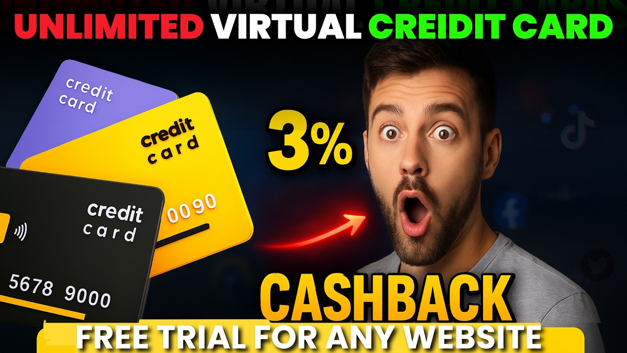 How to Get Virtual Credit Card VISA & Master Card | pst virtual card
