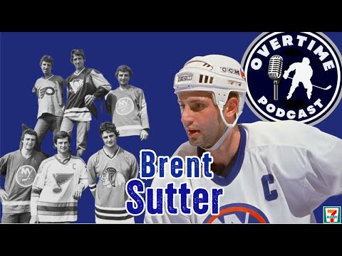 Brent Sutter - 6 brothers in the NHL, insane bench clearing brawls in Junior & winning Stanley Cups!