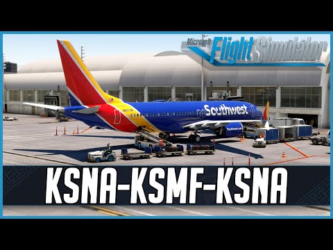 iFly 737 MAX8 | Real World Southwest OPS | John Wayne - Sacramento (Round-trip) | VATSIM
