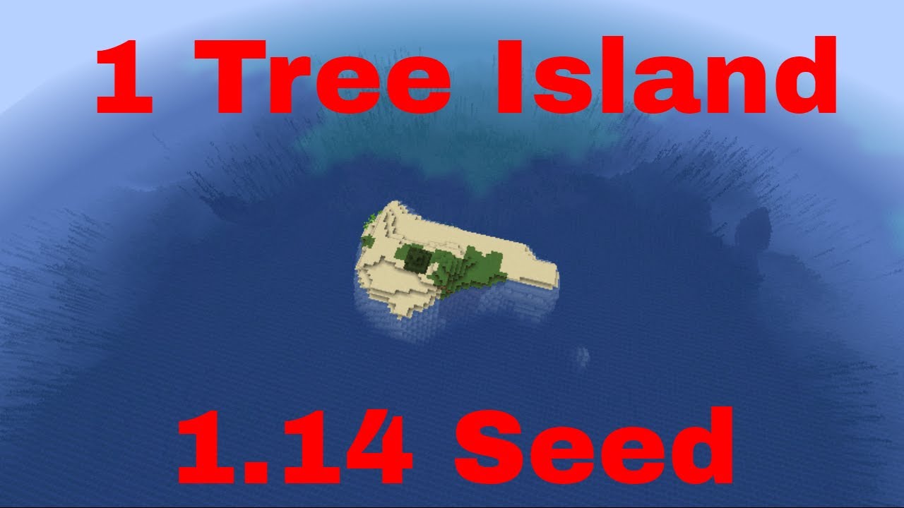 1 Island, 1 Tree - Minecraft Seed Showcase #islandseed #minecraft