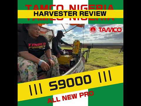 TAMCO-NIGERIA |🇳🇬ALL NEW PRO S9000🇳🇬| รถเกี่ยวข้าว | Harvester | Combine | ကောက်ရိတ်သူ | #Shorts