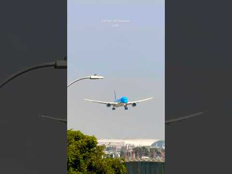 KLM 787 Arrival LAX Plane Spotting