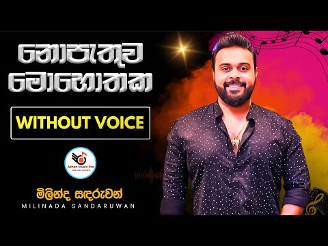 Nopathuwa Mohothaka Karaoke | Milinda Sandaruwan | නොපැතුව මොහොතක