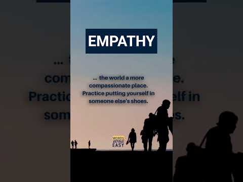 Uncovering the *Mysterious* Meaning of Empathy! #shorts #words