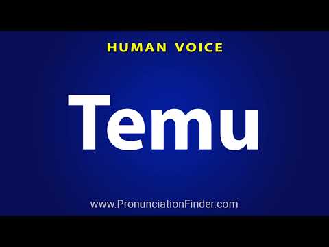How To Pronounce Temu