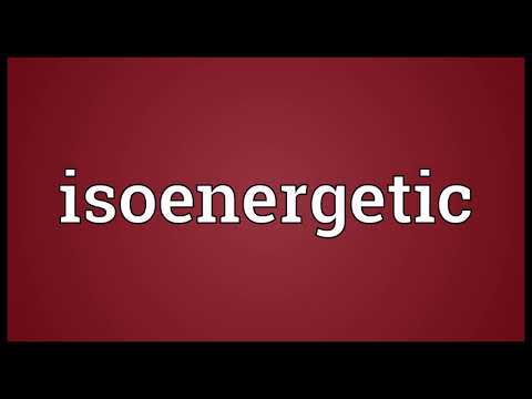 Isoenergetic Meaning