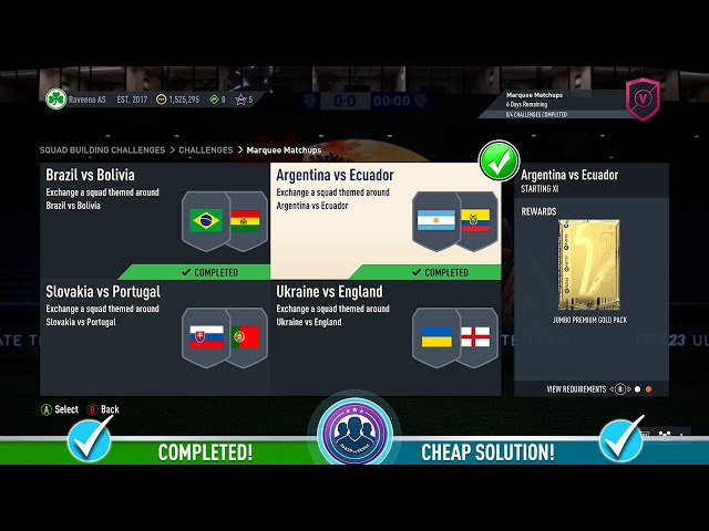 FIFA 23 Marquee Matchups SBC (September 7) - How to complete, estimated ...