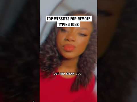Top Website for Remote Typing Jobs #workfromhome #remoteco #workremotely