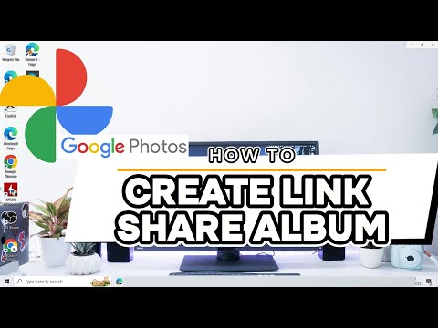 How To Create Link Share Album In Google Photos On Computer