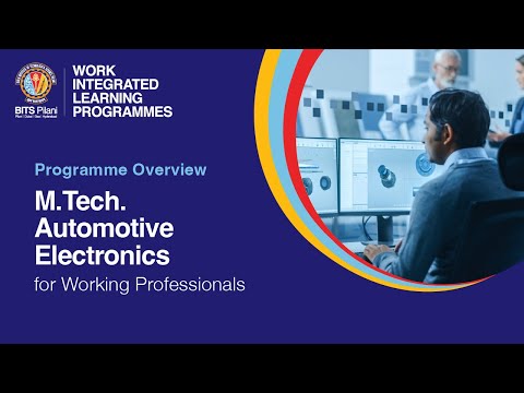 Programme Overview | M.Tech. Automotive Electronics for Working Professionals