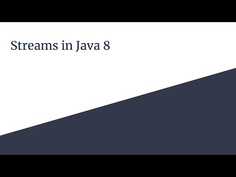 Streams in Java 8