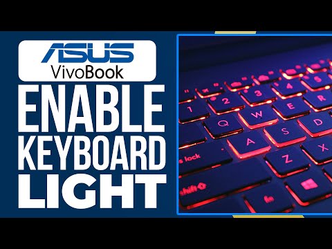 How to Turn On Keyboard Backlight On Asus Vivobook 15! (Enable Keyboard light)