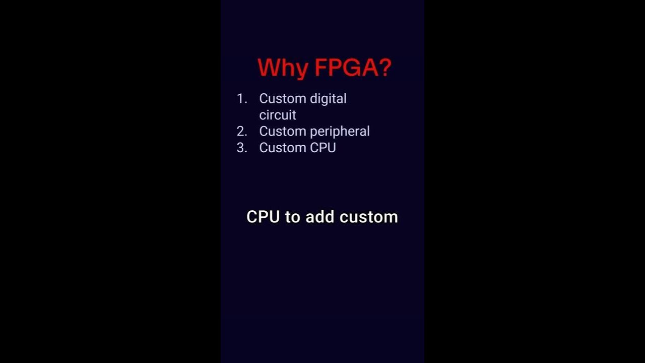 When to use an FPGA #ShawnHymel #electronics #engineering #maker