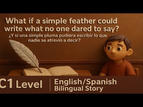 Unlock Emotions with a Magical Feather 💫 | C1 Bilingual Story to Learn English and Spanish