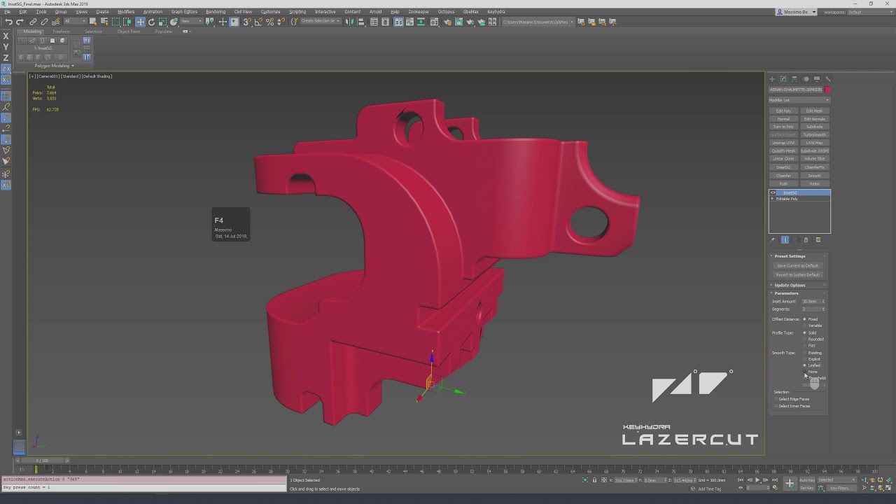 Modifier :  InsetSG - Smooth Type