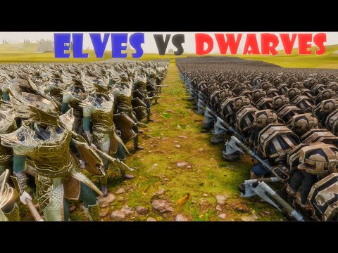 20,650 Elves vs 50,000 Dwarves | Ultimate Epic Battle Simulator 2