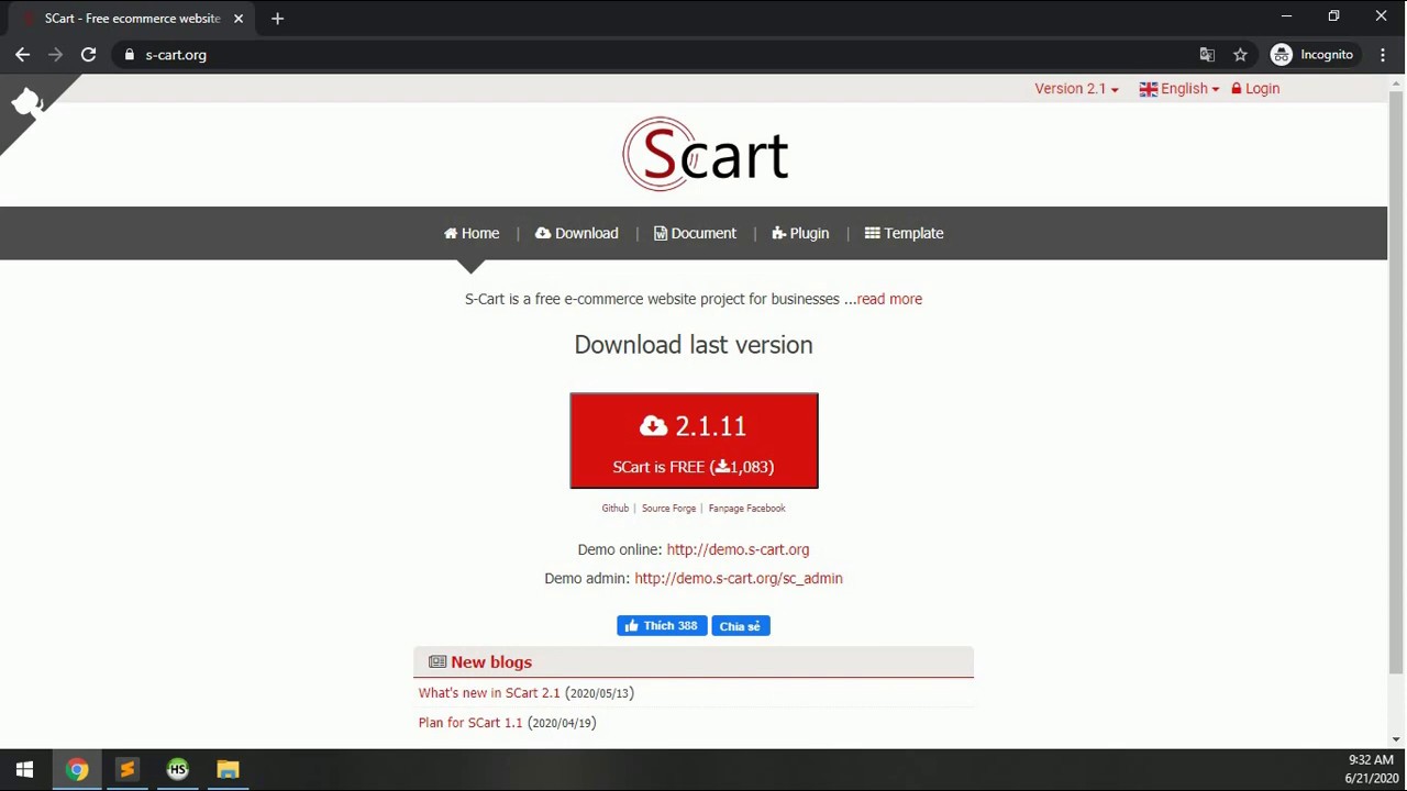 [S-Cart] - How to install SCart from github