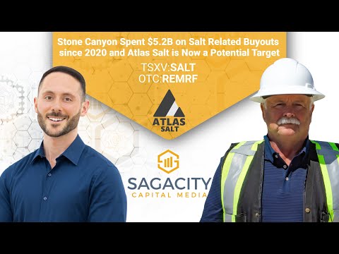 Stone Canyon Spent $5.2B on Salt Related Buyouts since 2020 and Atlas Salt is Now a Potential Target