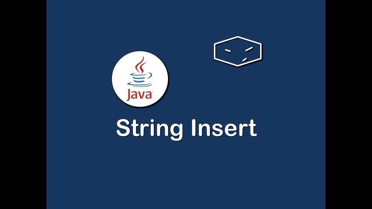 string insert in java
