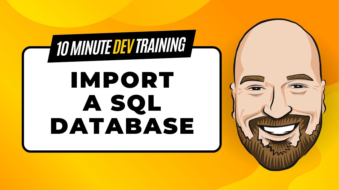 Import A SQL Database In Visual Studio and Refactor It