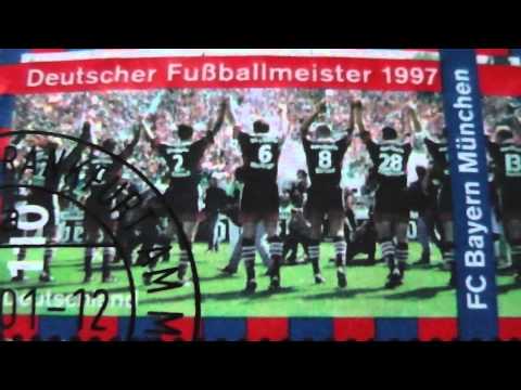 FC Bayern München - Deutscher Fußballmeister 1997 - Briefmarke
