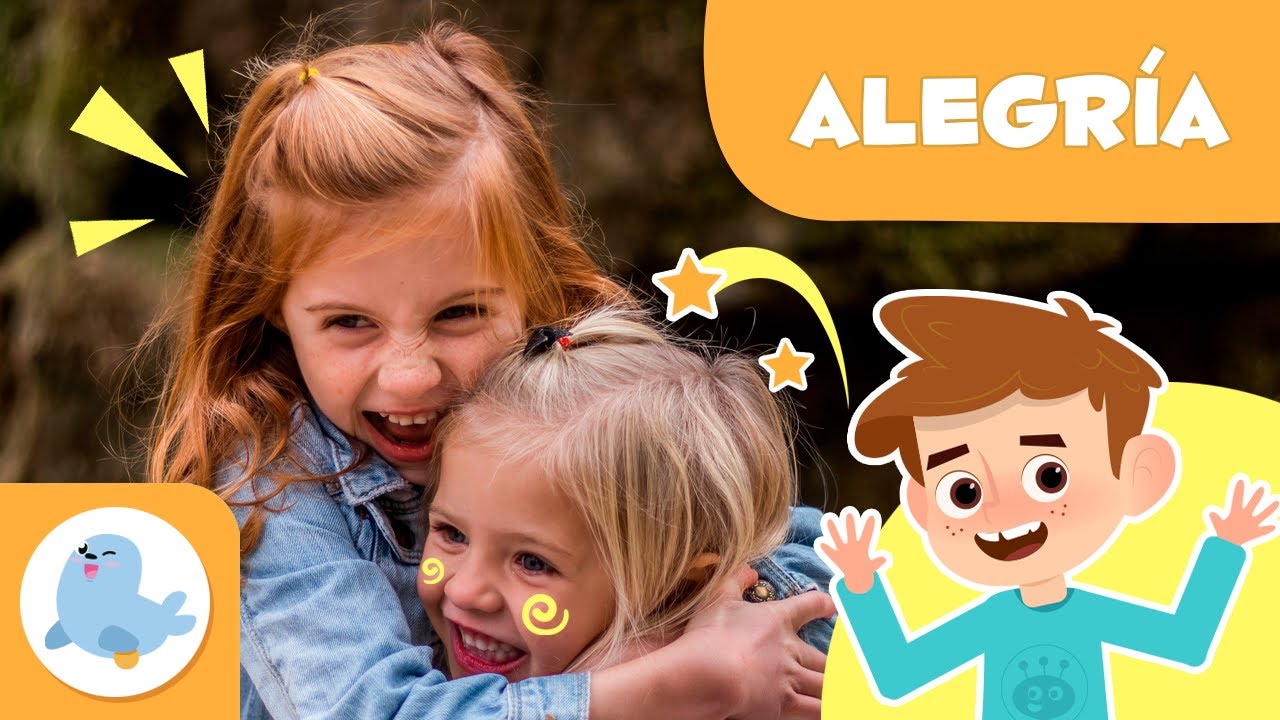 LA ALEGRÍA para niños 😁 ¿Qué es la alegría? 😊 Emociones para niños