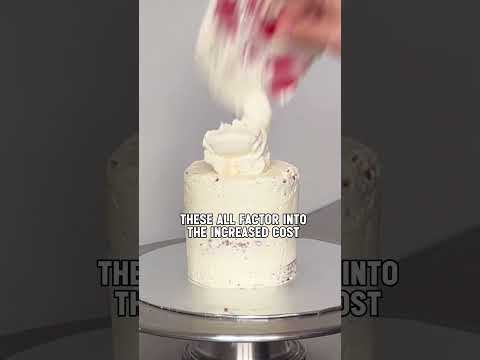 Why are wedding cakes more expensive than regular cakes? #cake #wedding