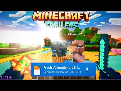 Minecraft PE Fresh Animation Texture Pack For MCPE 🔥 | Minecraft 1.21+